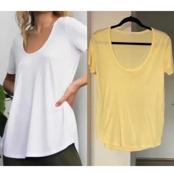 Aritzia | Tops | Artizia Wilfred Free Valmere Shirt Yellow | Poshmark